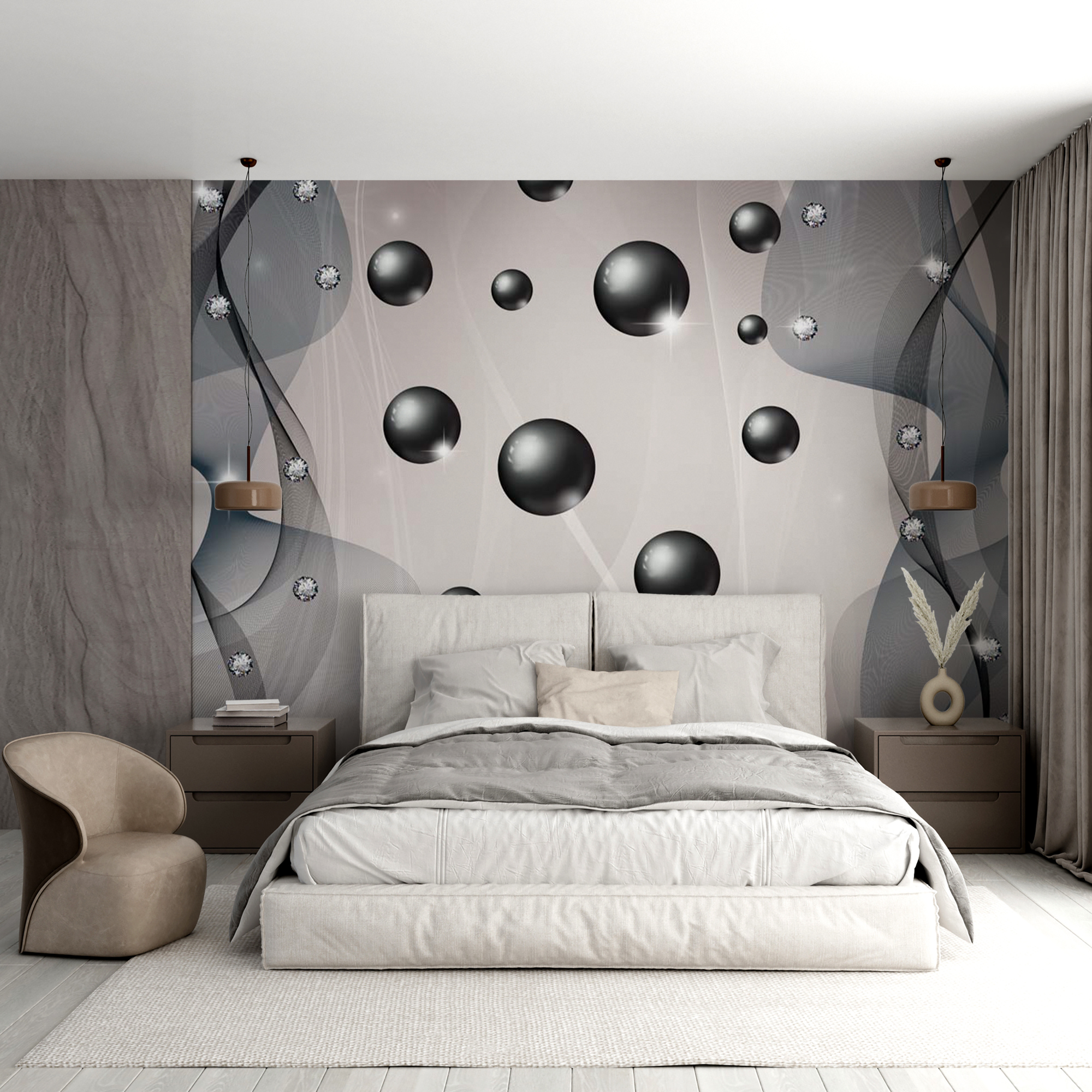 Купити Фотошпалери Круги на стіні арт. 5190220191d | Artside