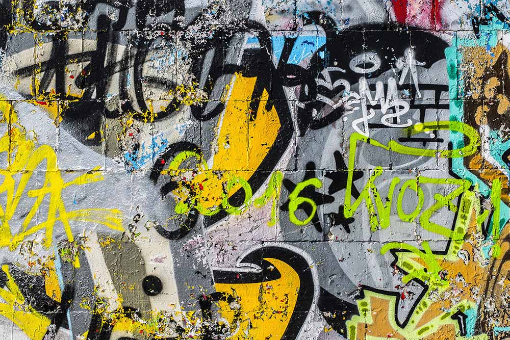 Купить Фотообои Граффити на стене арт. 459107980 | Artside